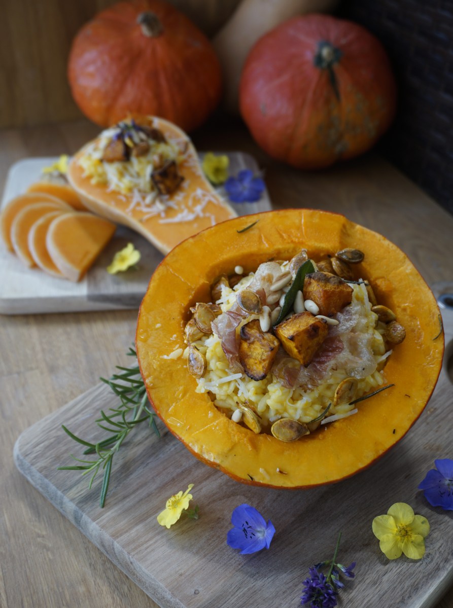 Pumpkin Risotto With Crispy Sage and Pancetta – Gabi's Italian Food Blog