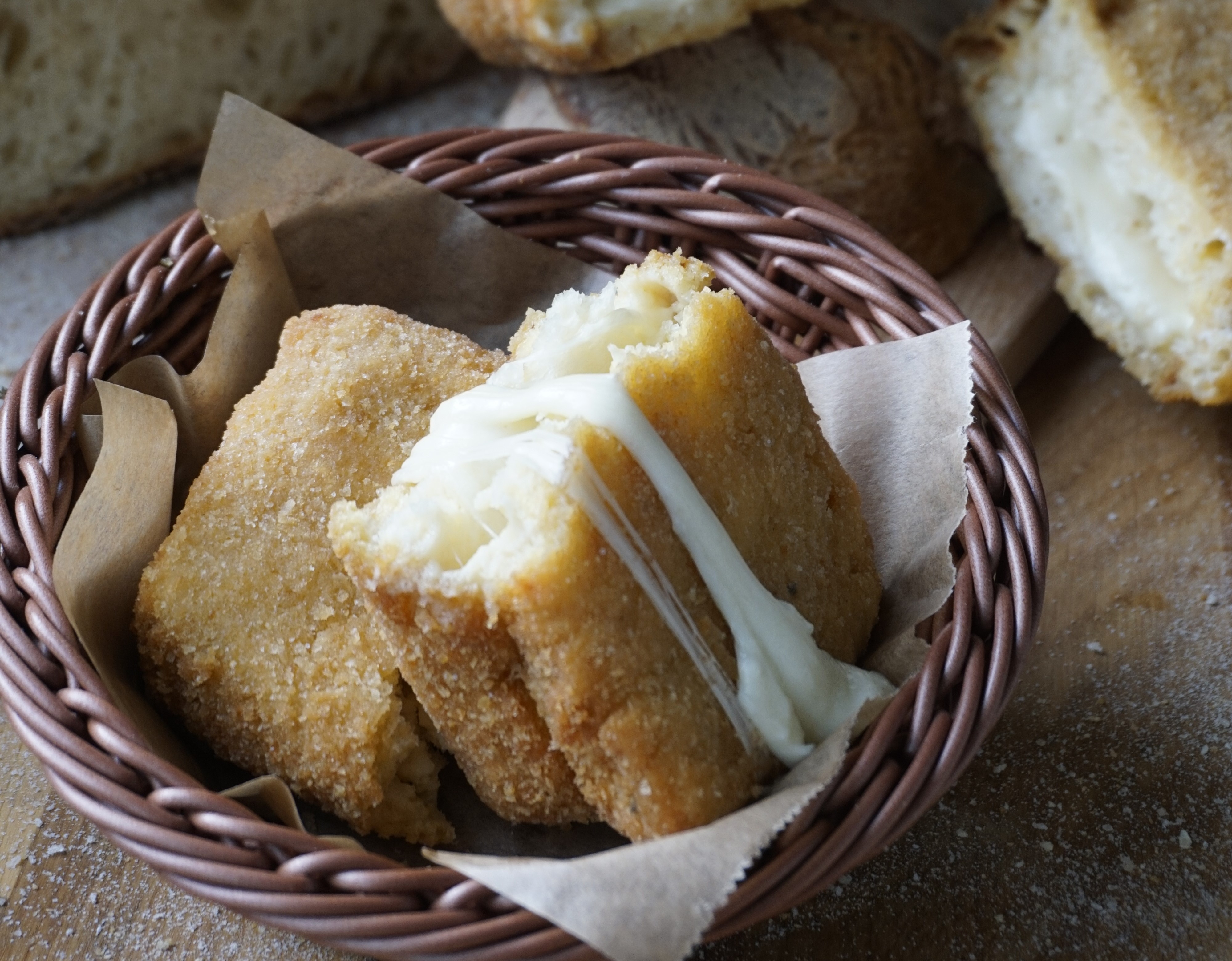 Deep Fried Mozzarella Sandwich – Gabi's Italian Food Blog