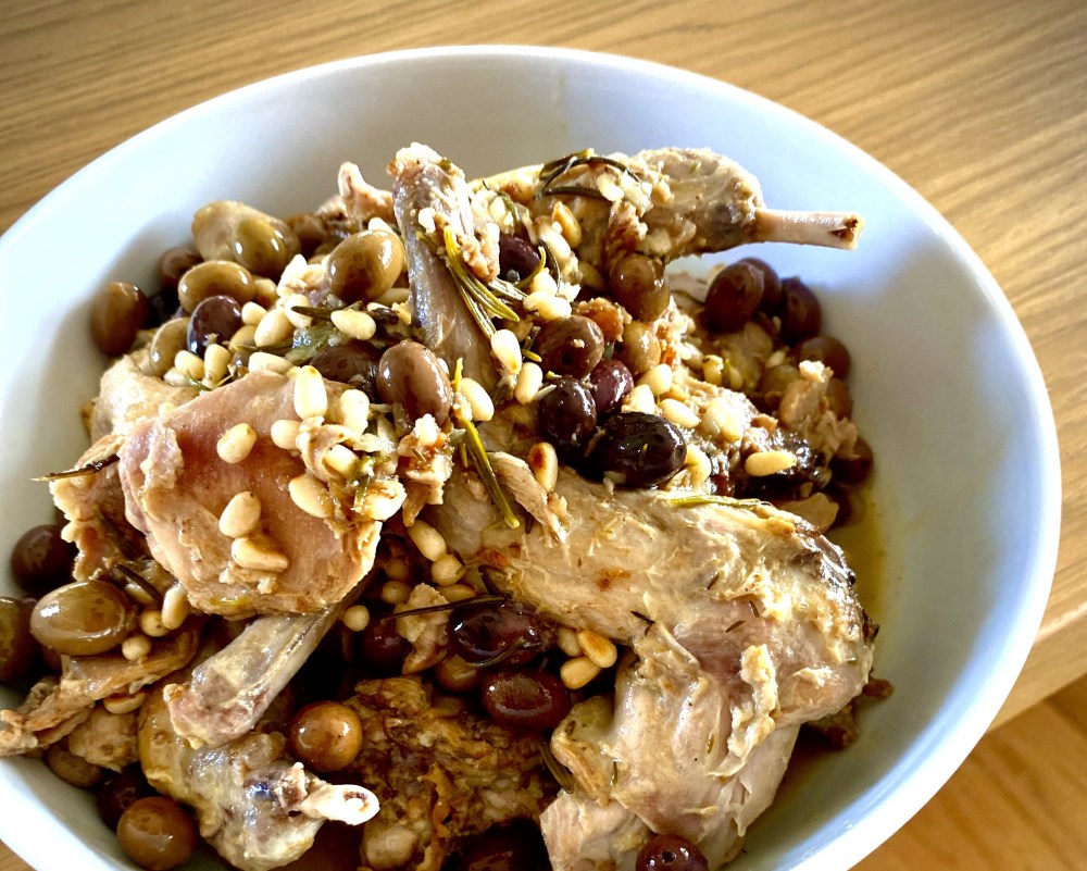 Coniglio alla Ligure / Rabbit Ligurian Style – Gabi's Italian Food Blog
