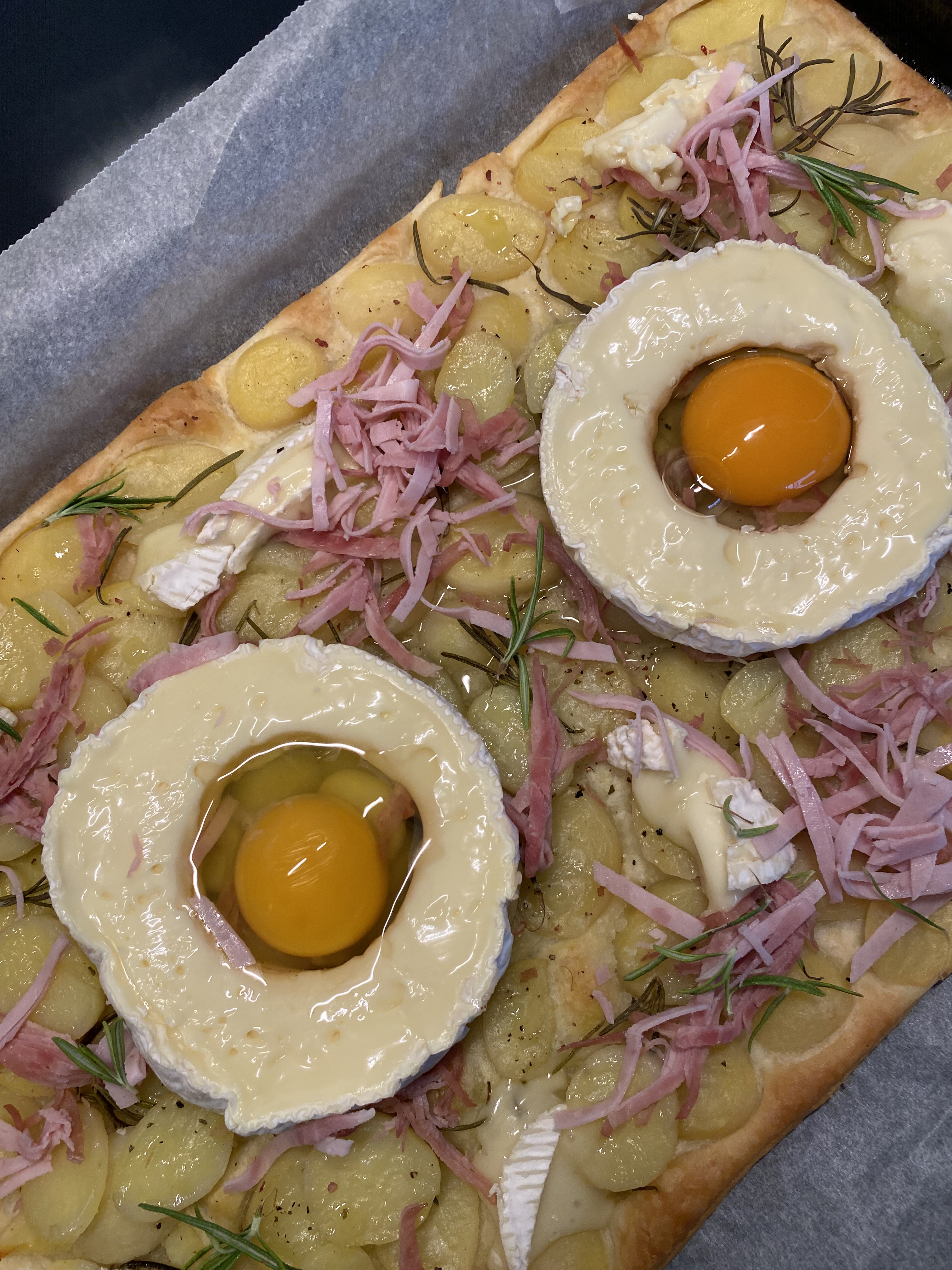 Filo Dough Pizza with Ham, Cheese & Potatoes – Gabi's Italian Food Blog