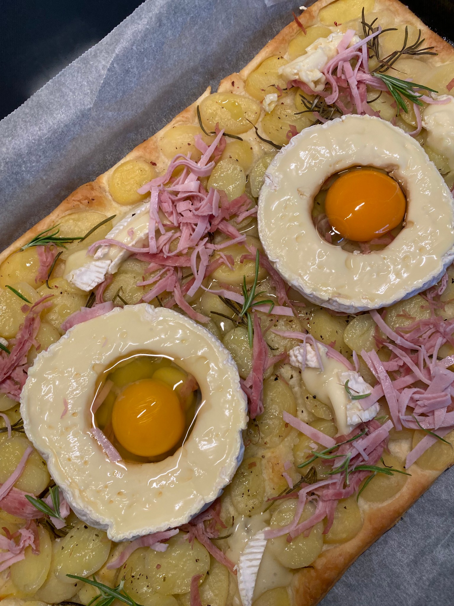 Filo Dough Pizza with Ham, Cheese & Potatoes – Gabi's Italian Food Blog