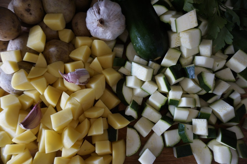 Stir-Fried Zucchini and Potatoes with Tomato Sauce – Gabi's Italian ...