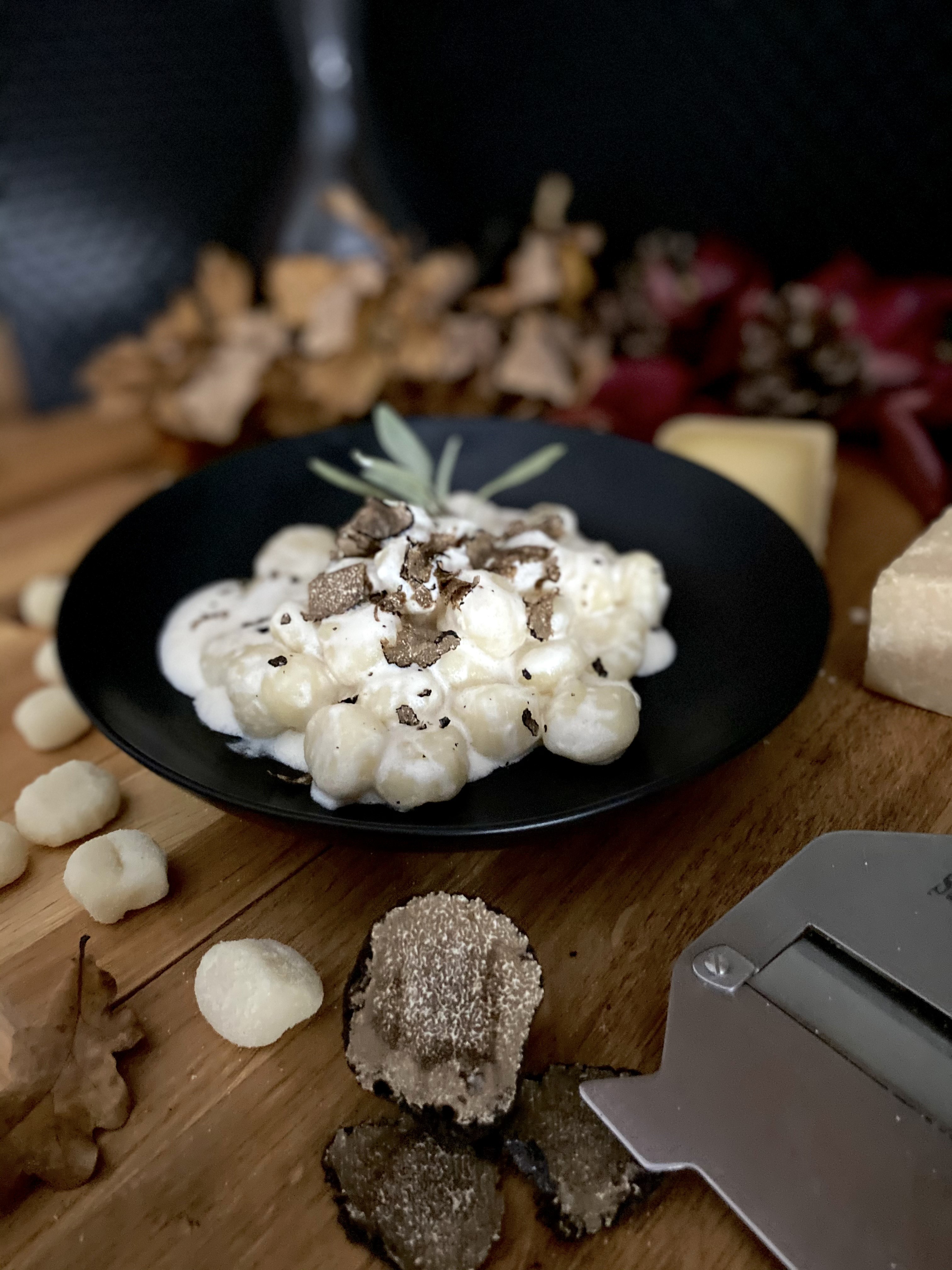 Gnocchi in Fontina Cheese Fondue with Black Truffle – Gabi's Italian ...